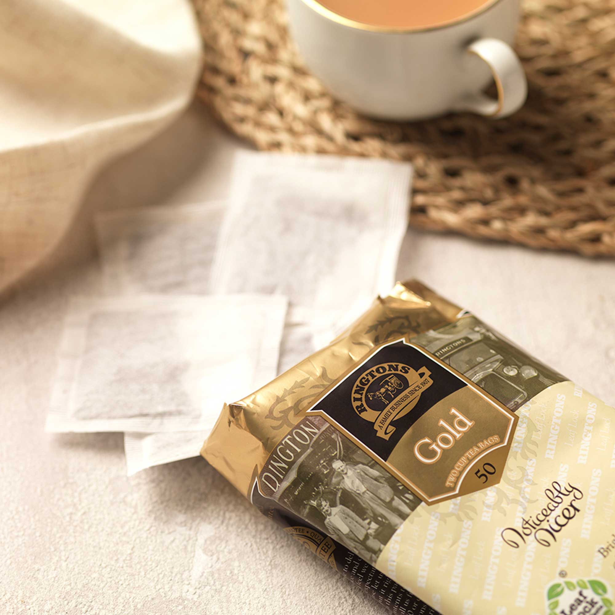 Ringtons Gold Tea Bags x 50| Ringtons