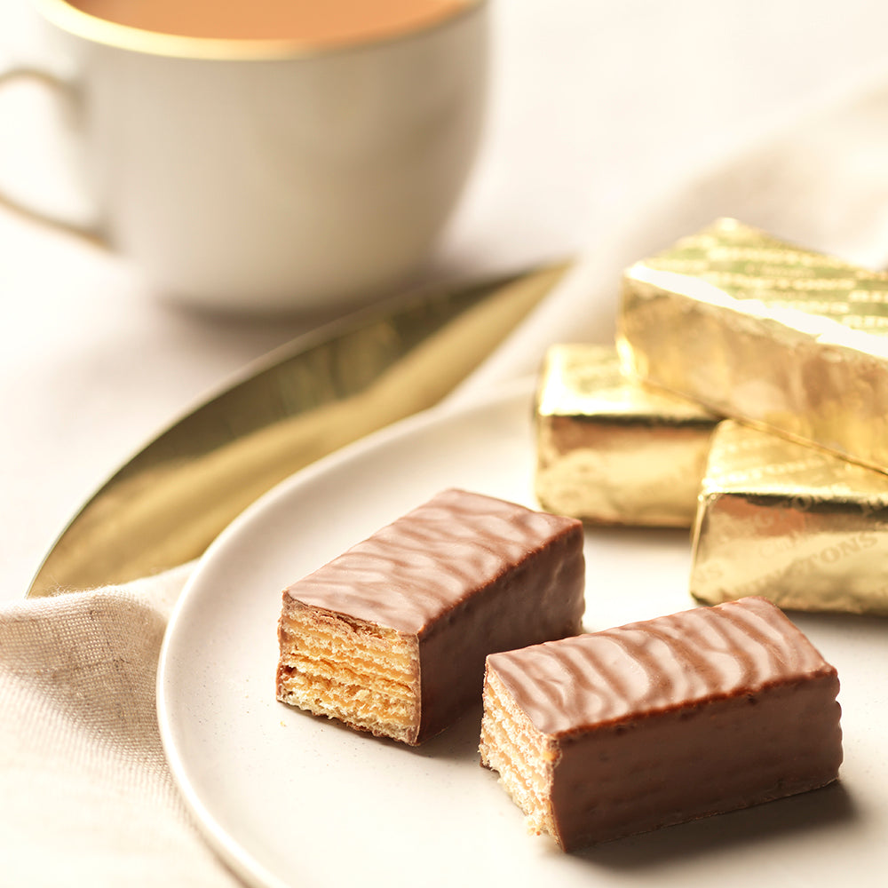 Caramel Wafers | Chocolate Covered Crunchy Biscuits – Ringtons