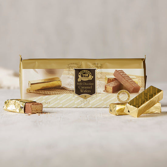 Caramel Wafers | Chocolate Covered Crunchy Biscuits – Ringtons